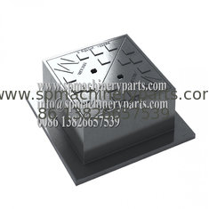 China China Gold Suppliers Direct Heavy Duty Ductile Iron D400 Solid Top Surface Boxes For Fast moving traffic supplier