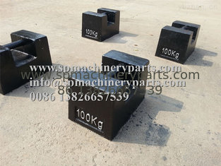 China Weight Scale Calibration standards and equipment excellent-finish Heavy Cast Iron Weights 100KG supplier