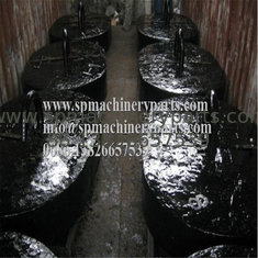 China Casting foundry direct offshore platform equipment oval shape grey iron cast mooring sinkers 1200KGS supplier