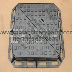 China Heavy Duty Sand Cast Ductile Iron Double Triangular Manhole Cover &amp; Frame Drawing From China supplier